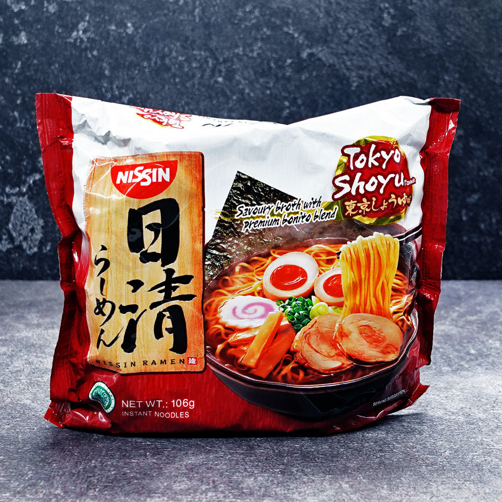 Nissin Ramen Tokyo Shoyu (Soy Sauce Bonito) Single Packet 106g – Che ...